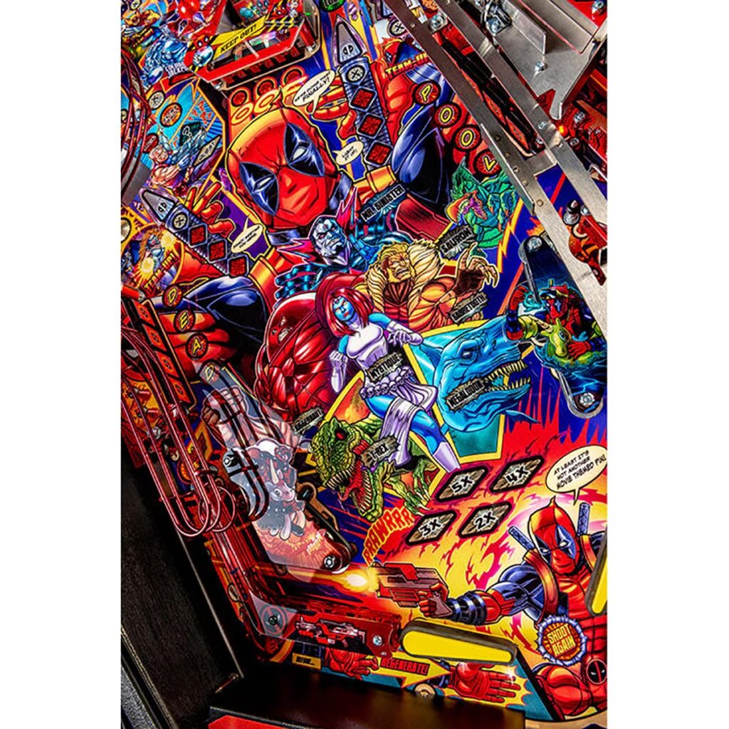 Stern Deadpool Premium Pinball Machine - Pinball Machines And Arcade