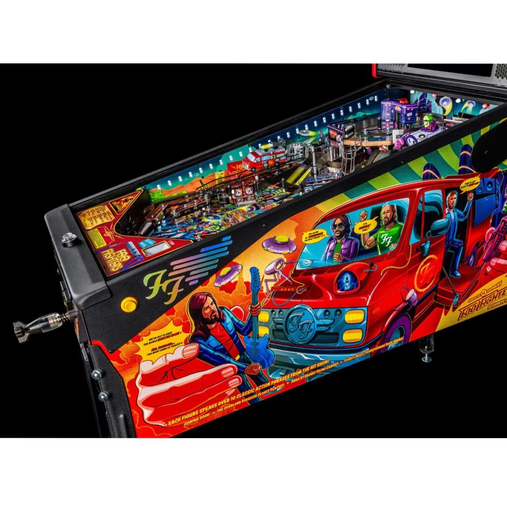 Stern Foo Fighters Premium Pinball Machine - Pinball Machines And Arcade